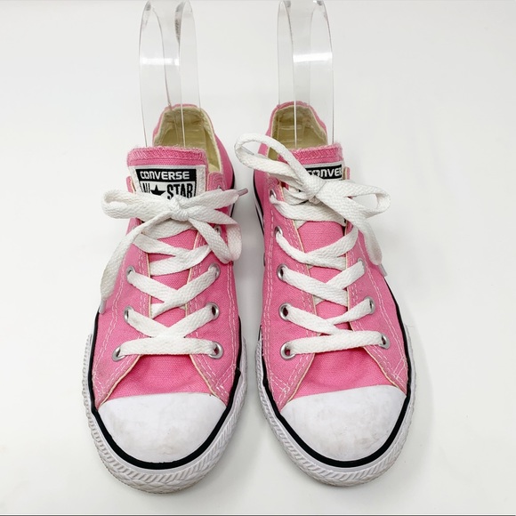 Converse | Shoes | Converse Chuck Taylor Pink Low Top Sneakers Size ...